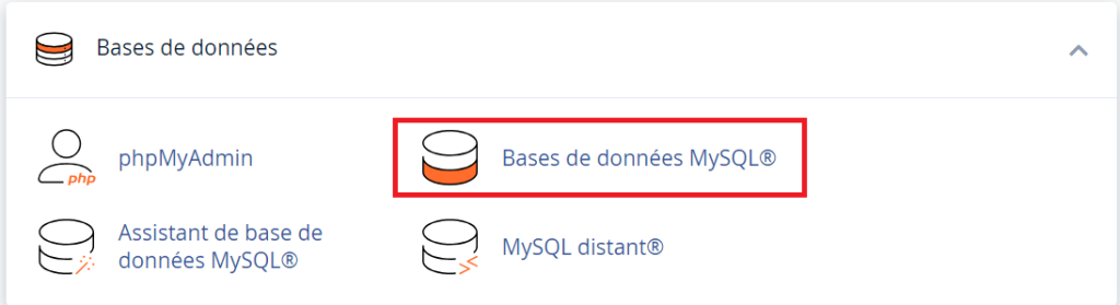 Comment ajouter une base de données MySQL avec cPanel - Base des connaissances OXAHOST