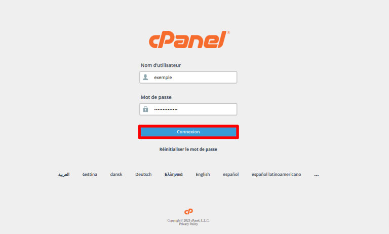 Comment accéder au cPanel ? - Base des connaissances OXAHOST